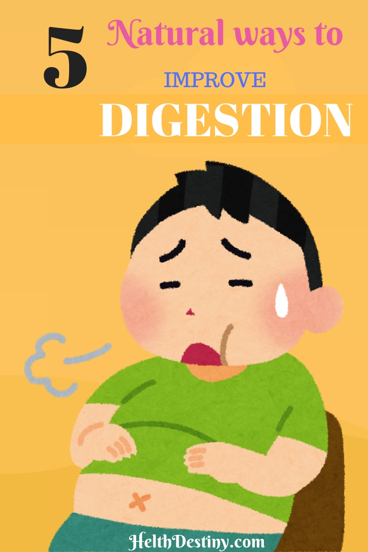 5 Natural Ways to Improve Digestion - HelthDestiny